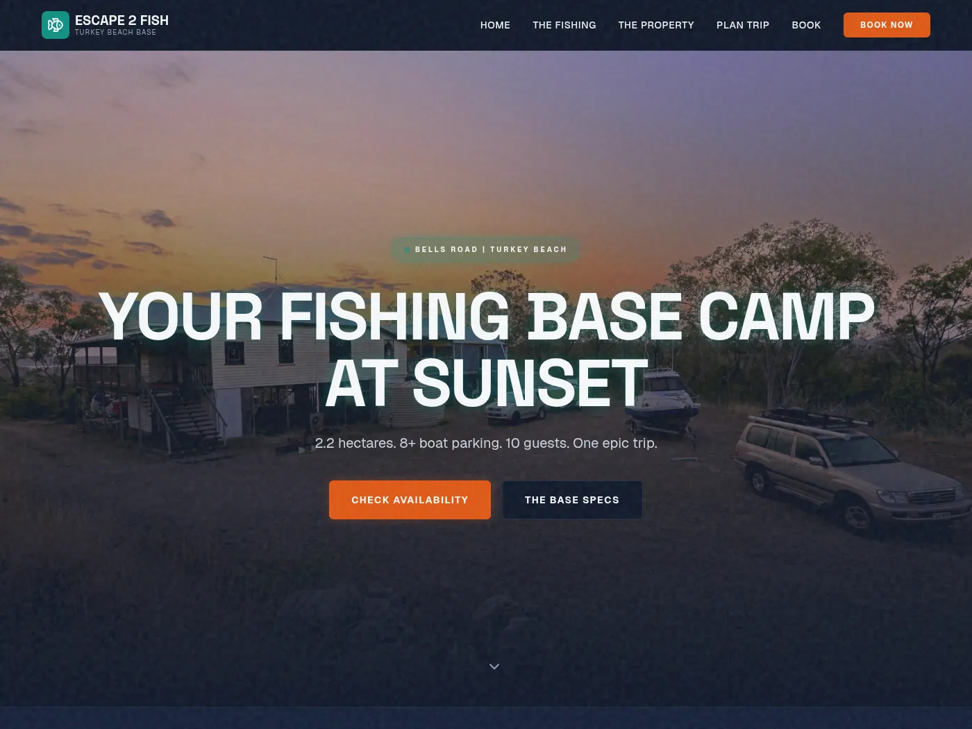 Escape 2 Fish Holiday Rental