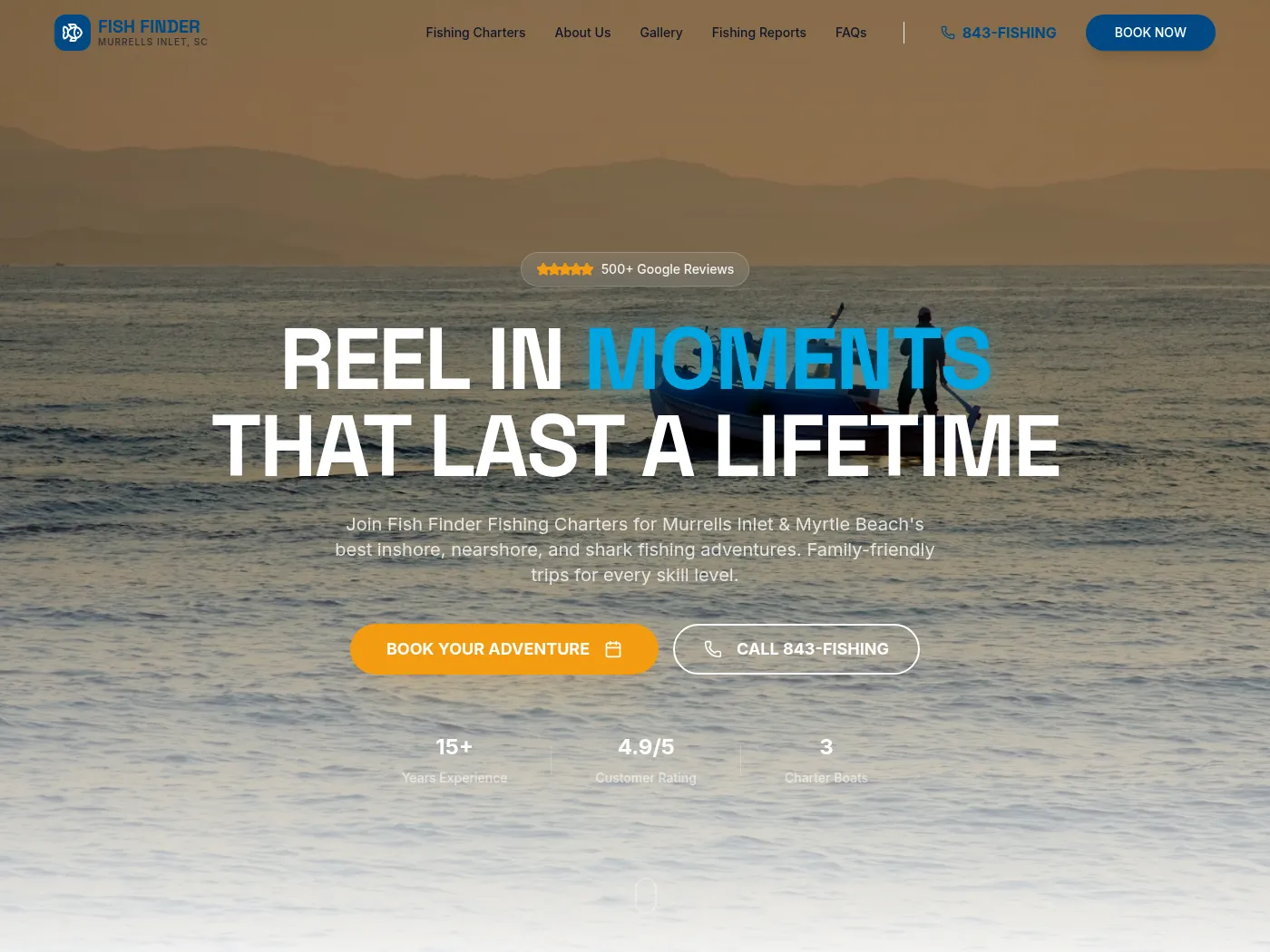 FishFinder Homepage Revamp