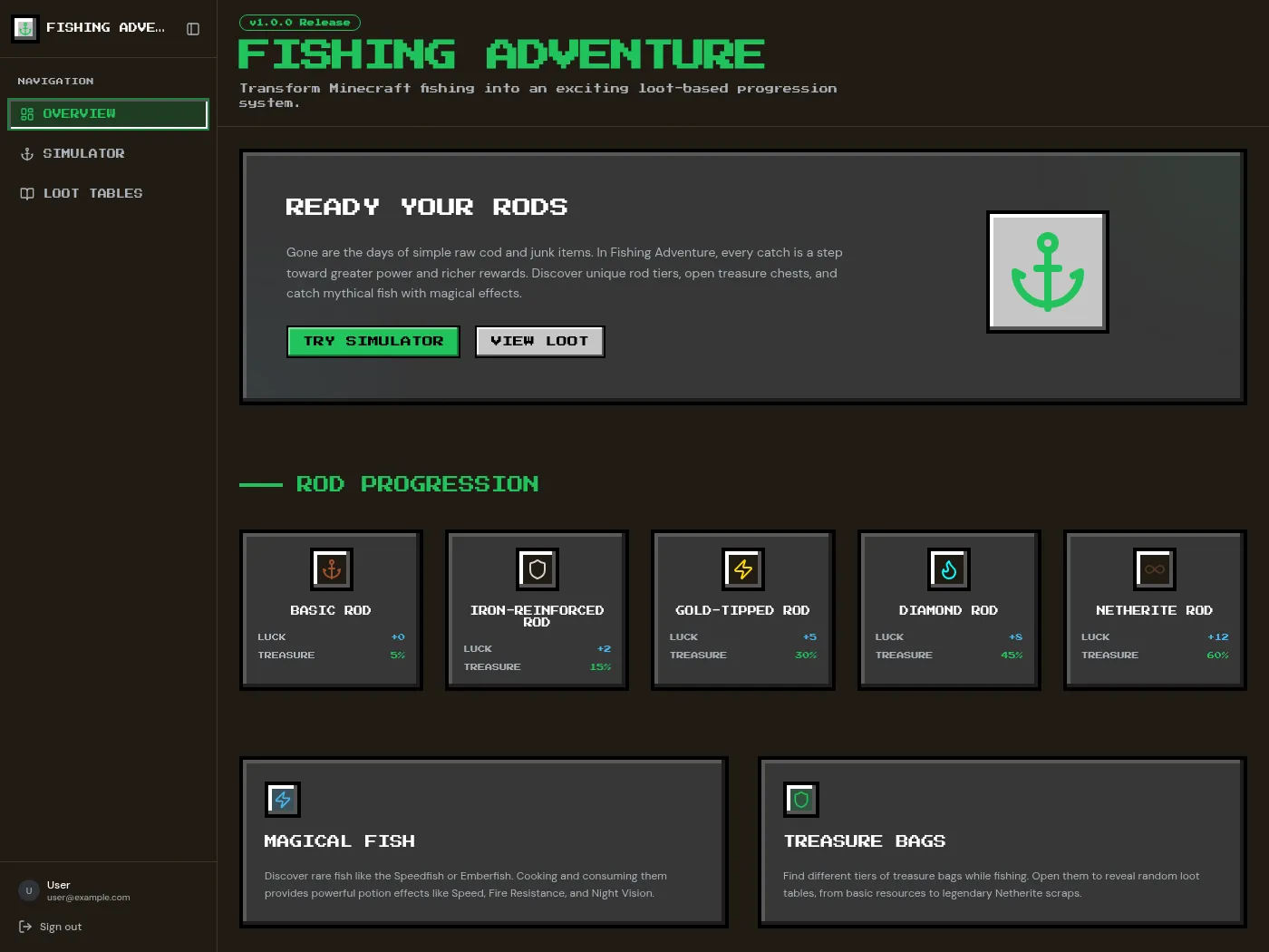 Fishing Adventure Addon