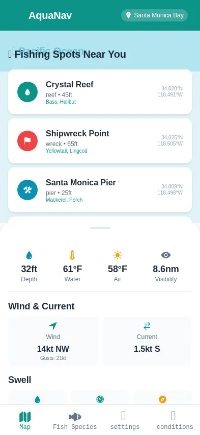 AquaNav Fishing Guide
