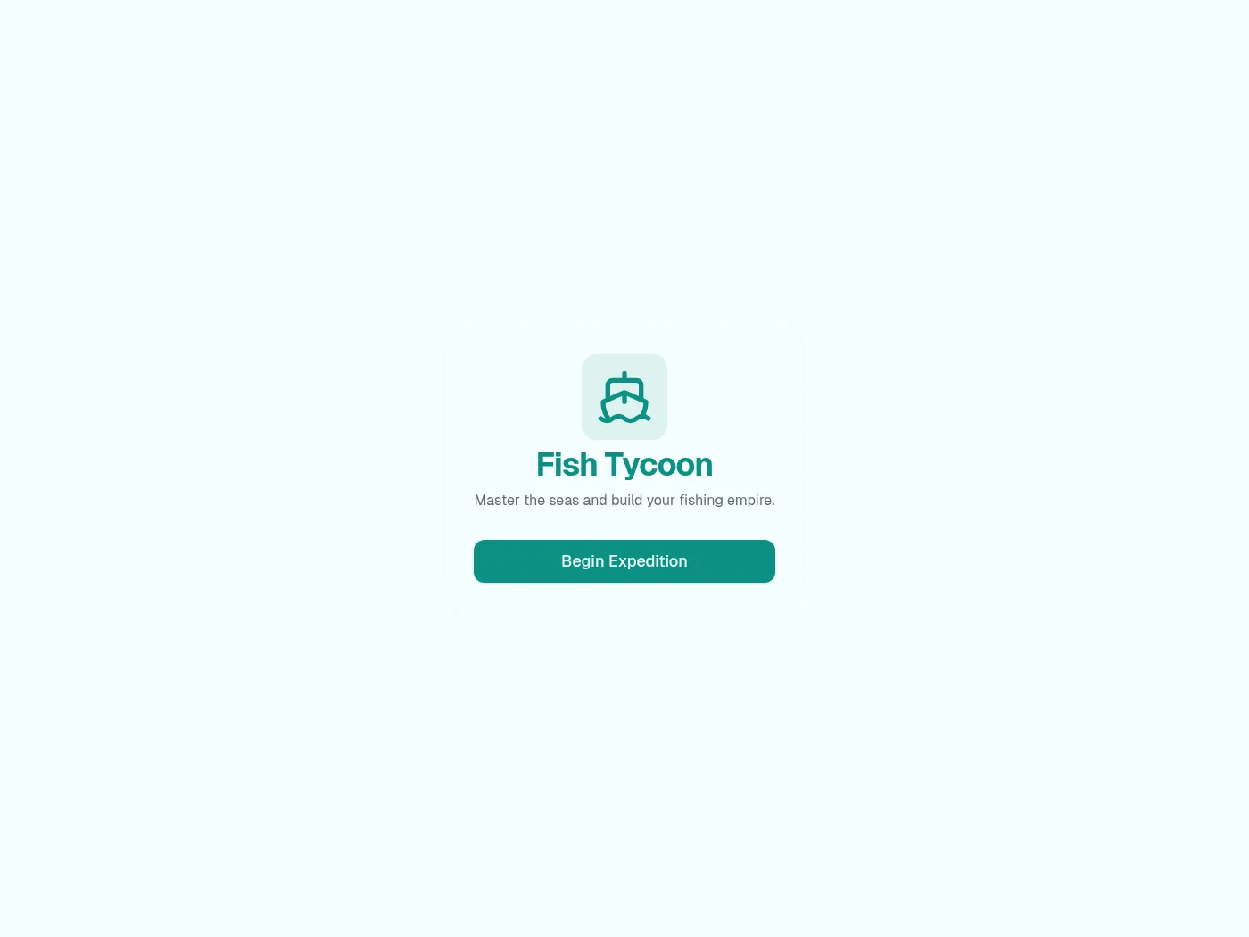Fish Tycoon Game