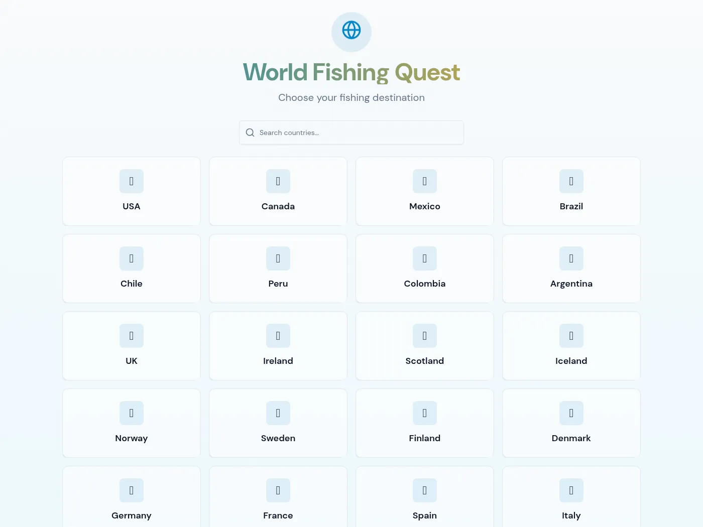 World Fishing Quest