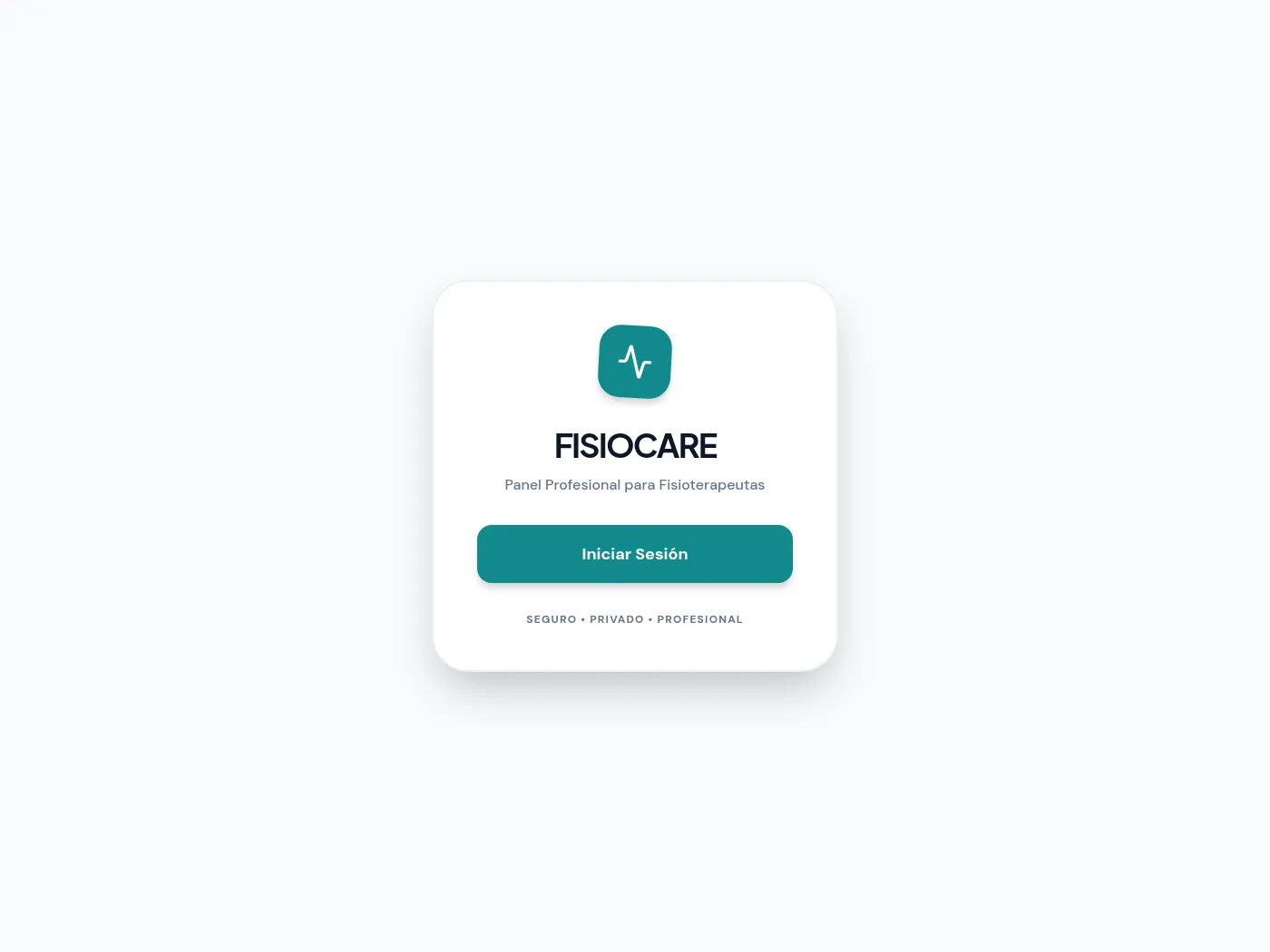 FisioCare Dashboard
