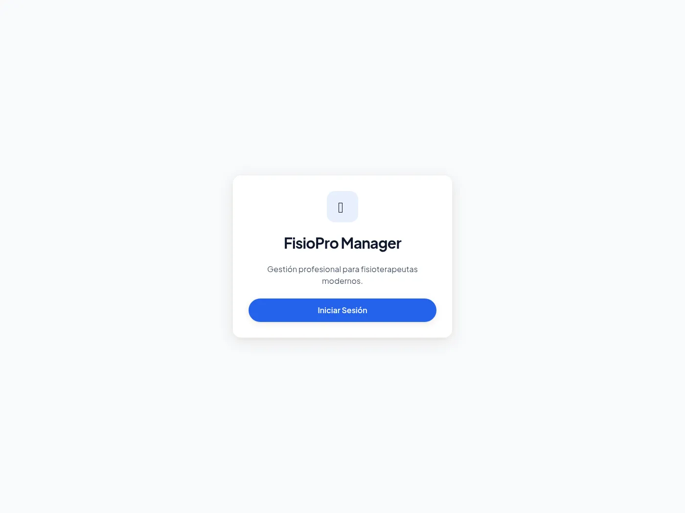 FisioPro Manager