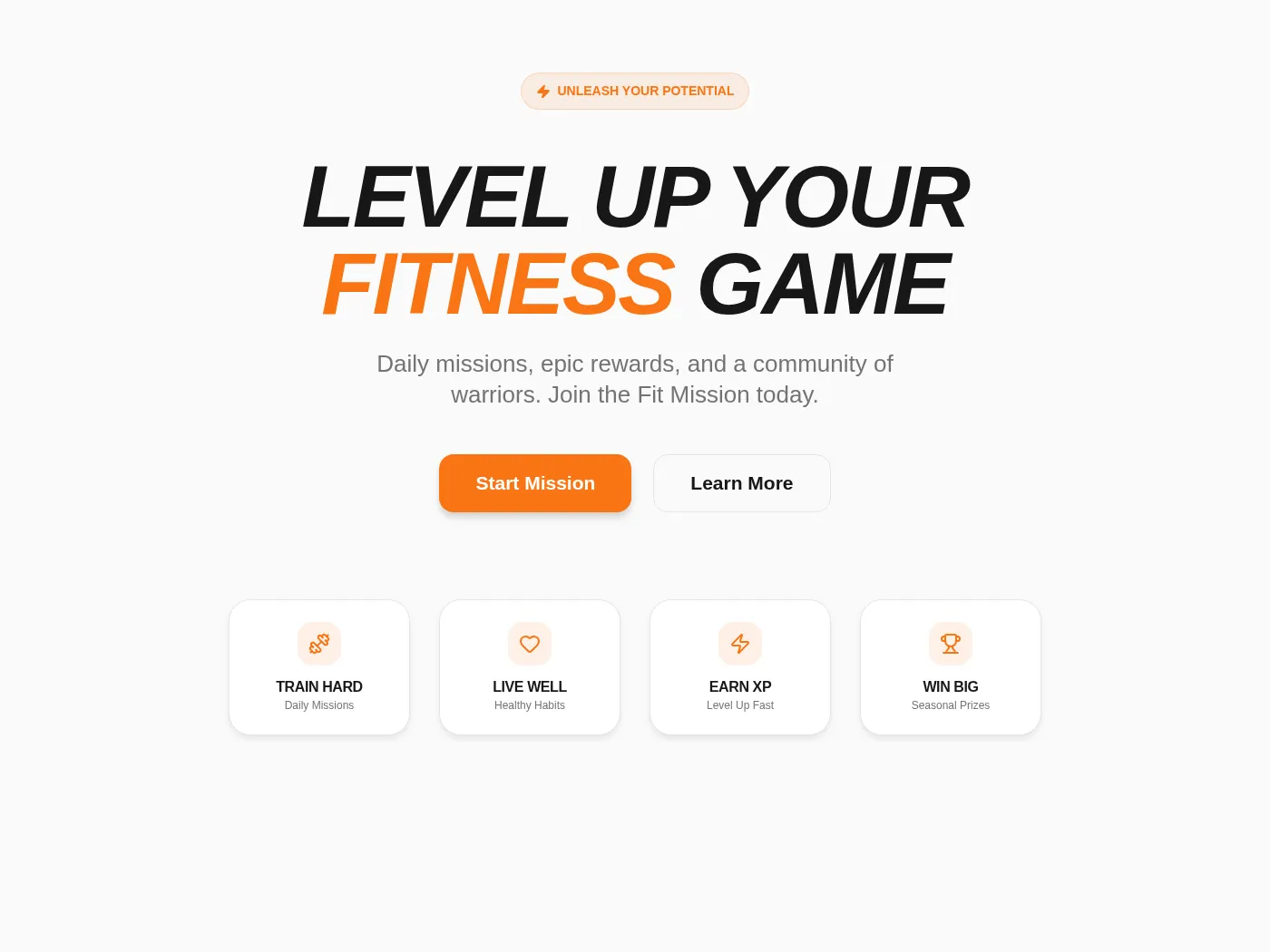 Fit Mission Tracker