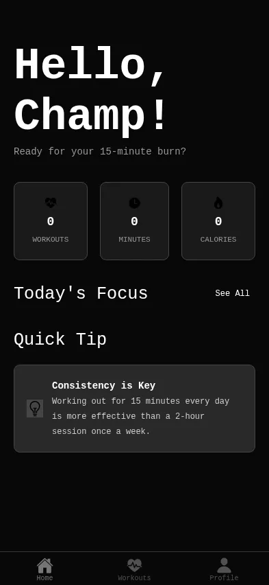 Fit15 Quick Workout