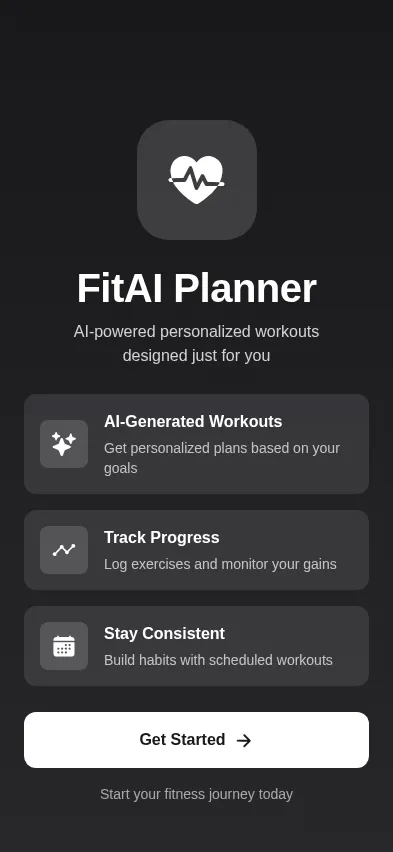 FitAI Planner