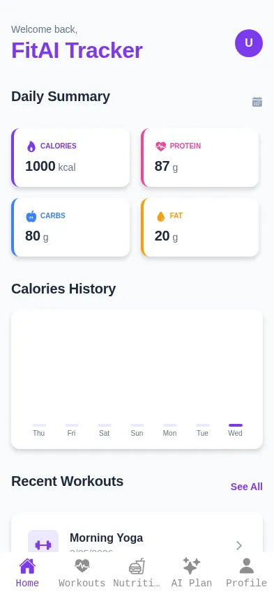 FitAI Tracker