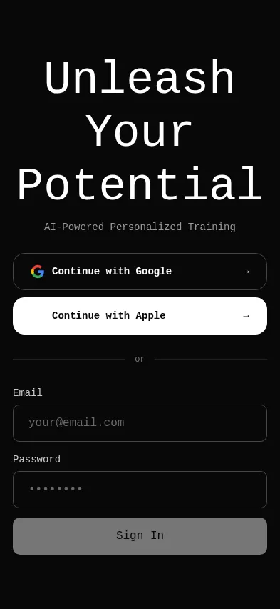 FitAI Personal Trainer