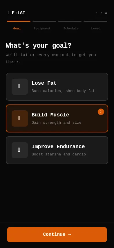 FitAI Workout Coach