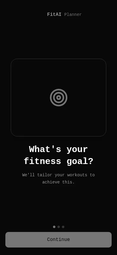 FitAI Workout Planner