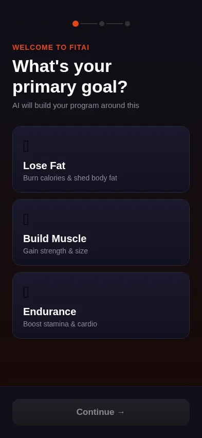 FitAI Mobile Coach