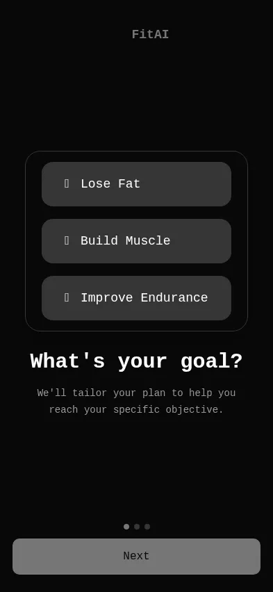 FitAI Workout Planner