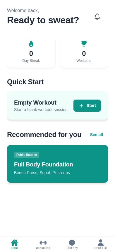 FitBoost Workout App