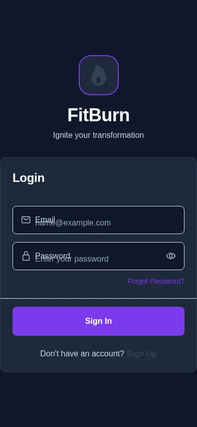 FitBurn - AI Fitness Tracker