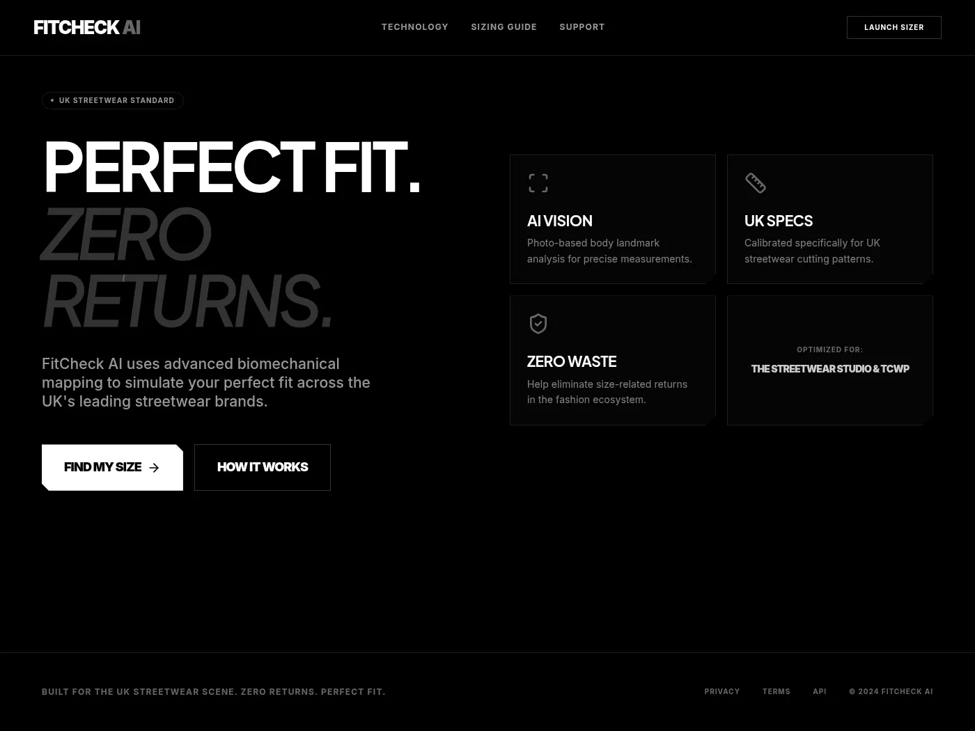 FitCheck AI Sizing App