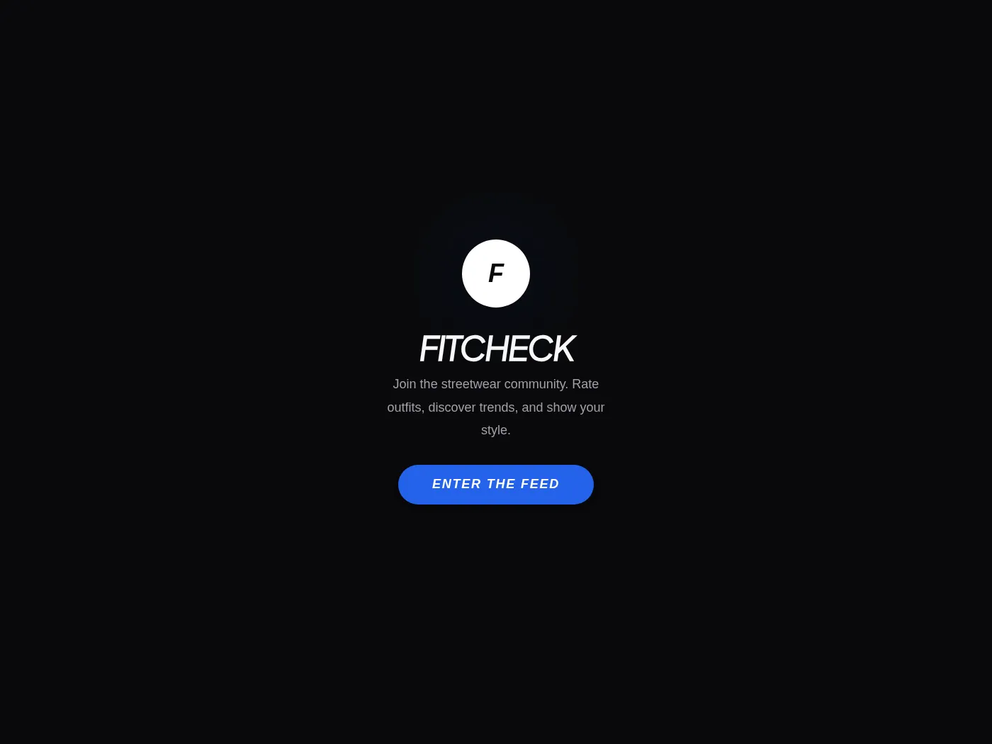FitCheck Mobile App