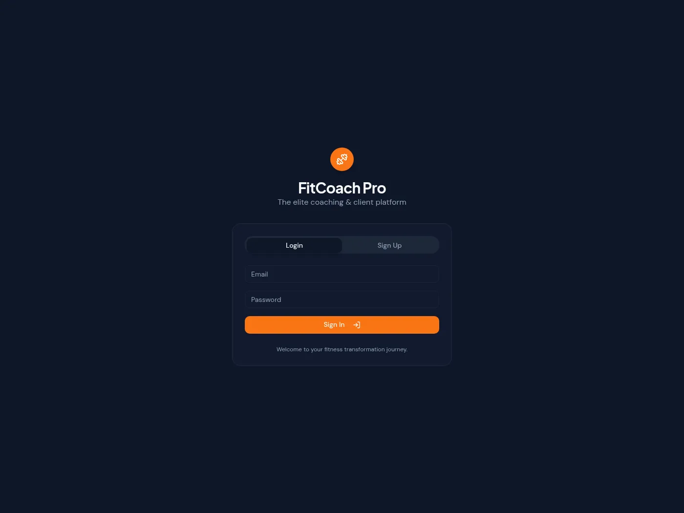 FitCoach Pro Platform