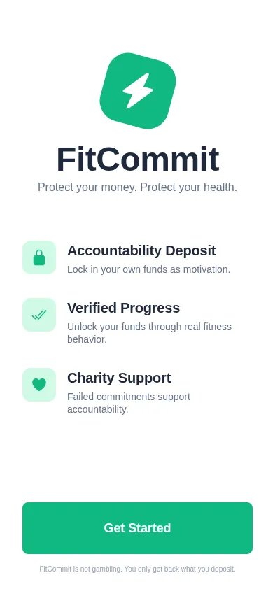 FitCommit Accountability App