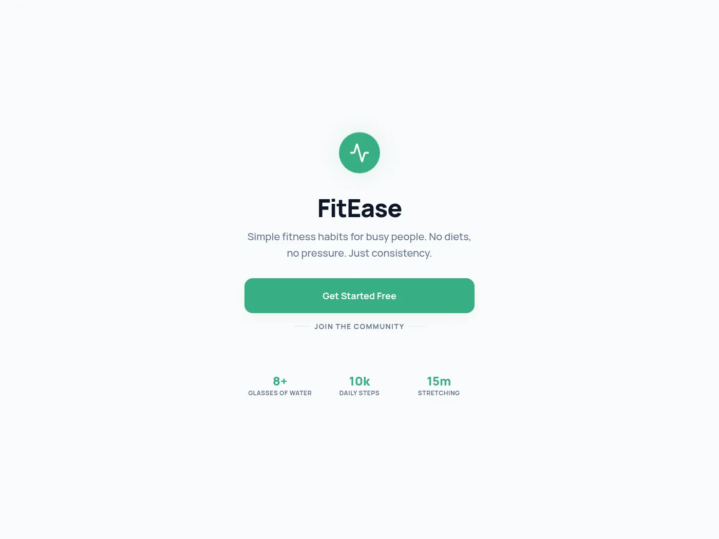 FitEase Habit Tracker