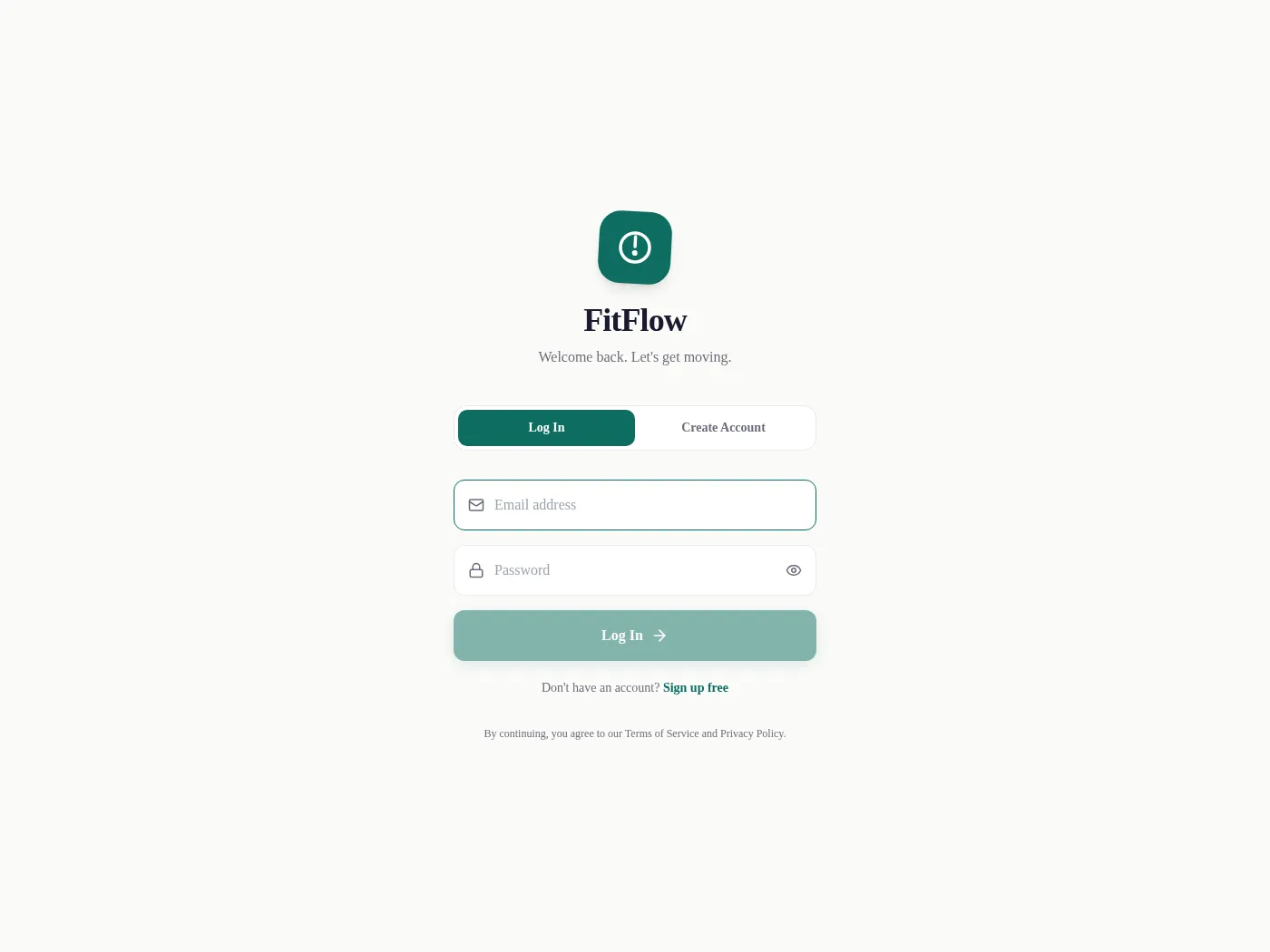 FitFlow AI Fitness Coach