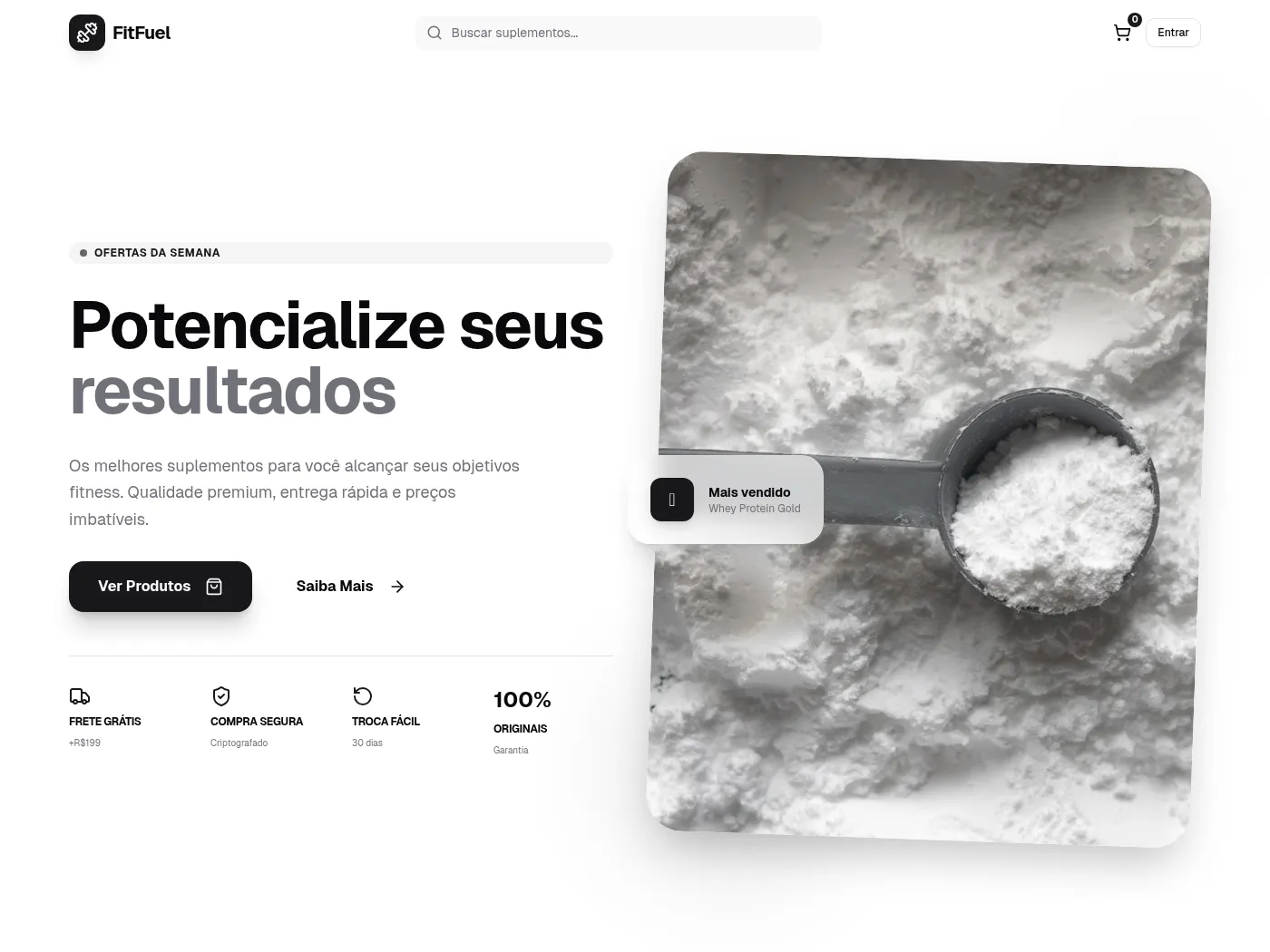 FitFuel Web Clone