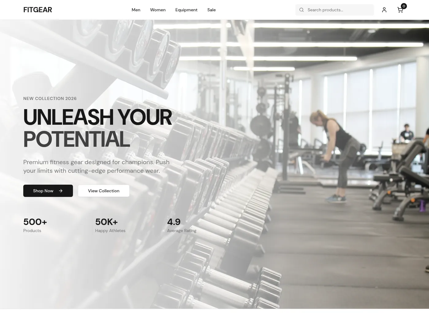 FitGear Storefront