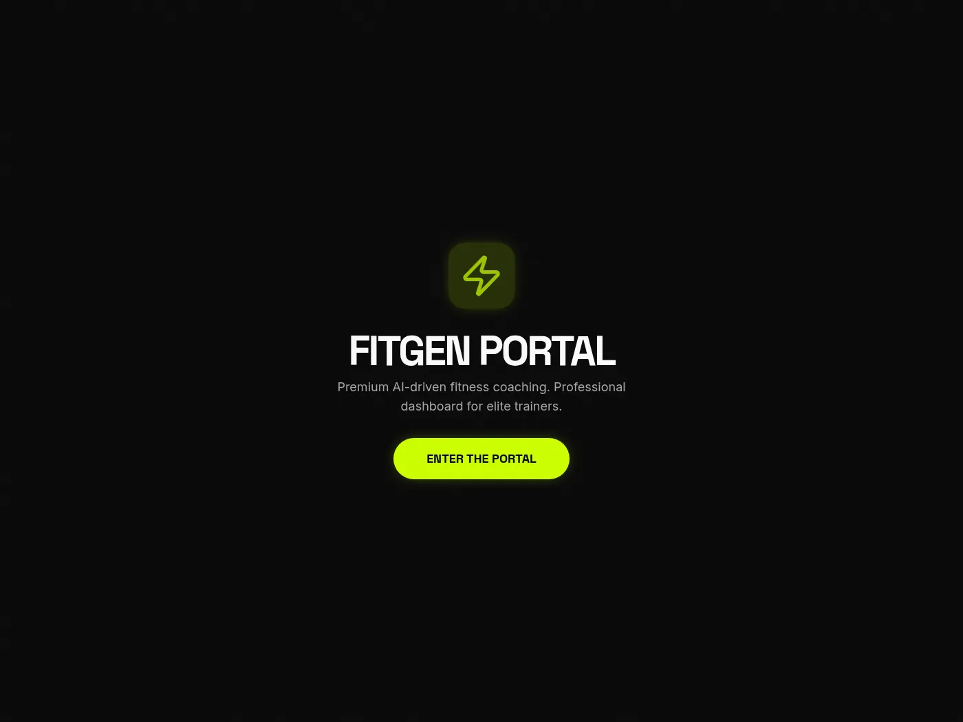 FitGen Coach Portal