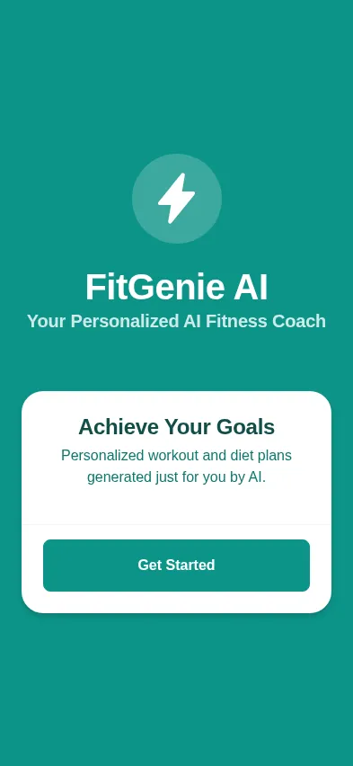 FitGenie AI Fitness App