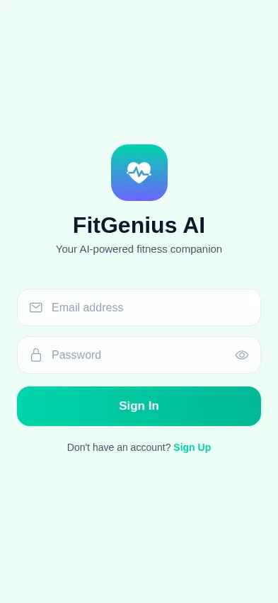 FitGenius AI Tracker