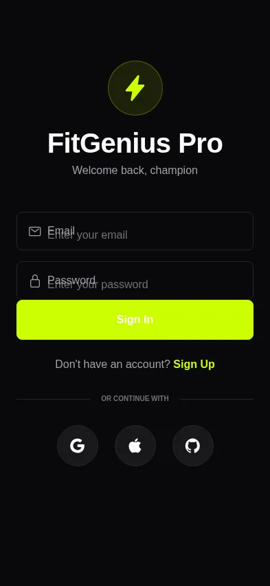 FitGenius Pro