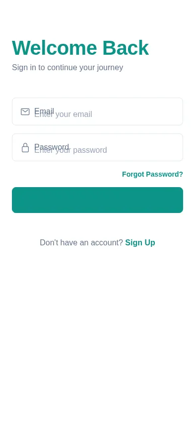 FitJourney Wellness App