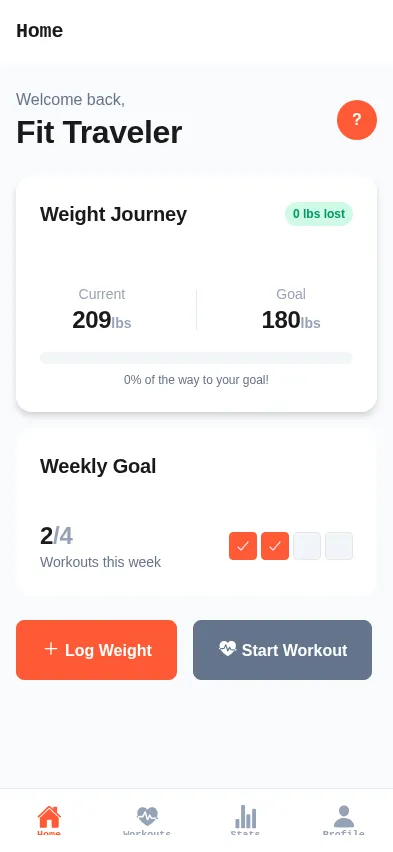 FitJourney Tracker