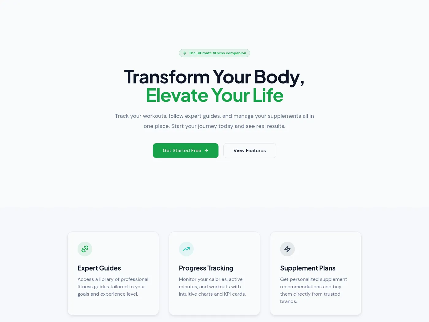 FitLife Companion