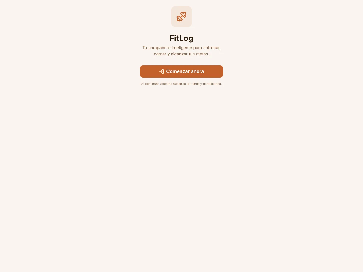 FitLog Fitness & Nutrition App