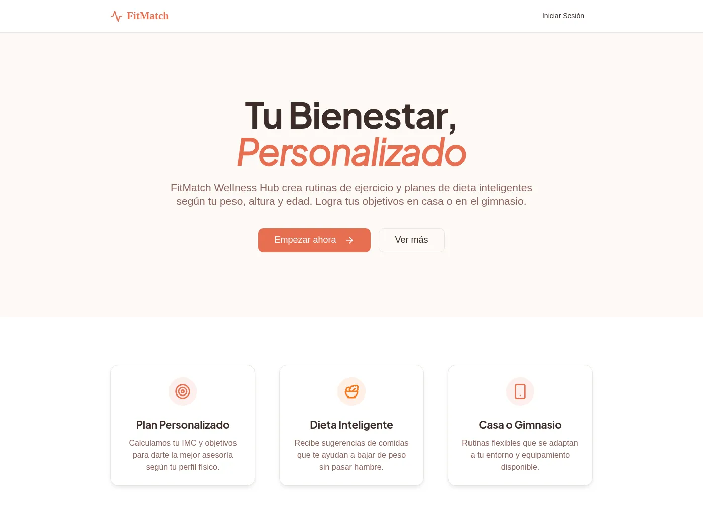 FitMatch Wellness Hub