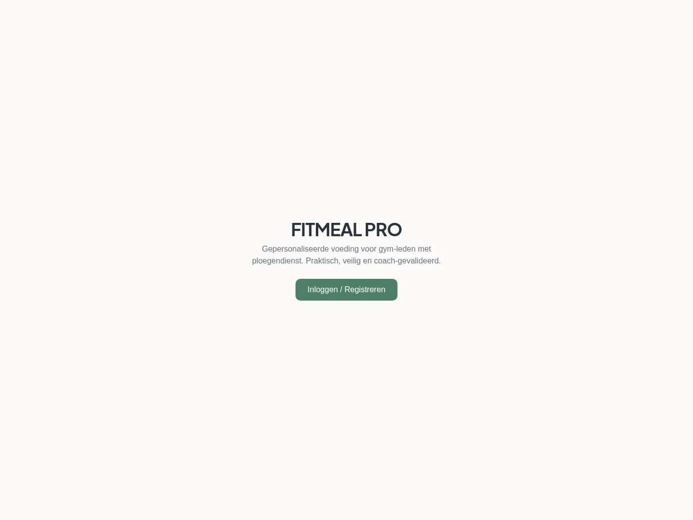 FitMeal Planner Pro