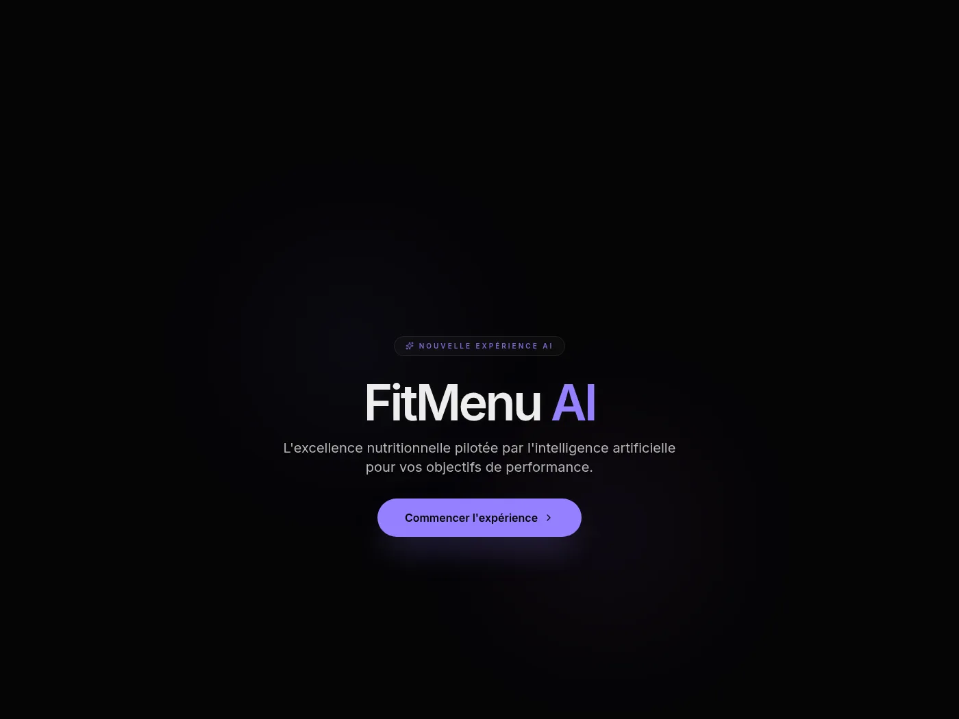 FitMenu AI Coach