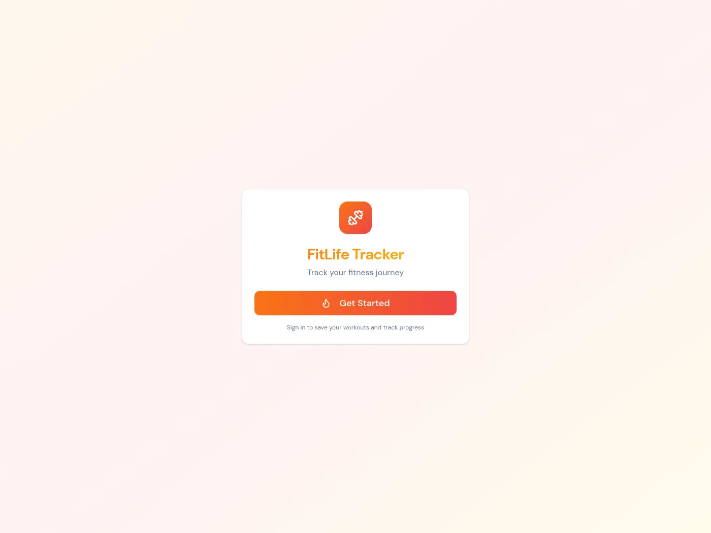 FitLife Tracker