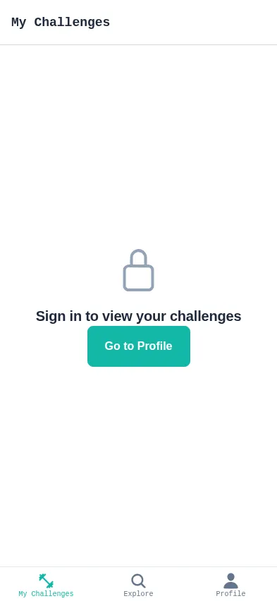 Challenge Tracker
