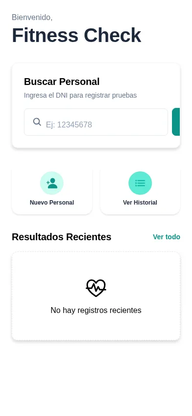 Fitness Check Android App