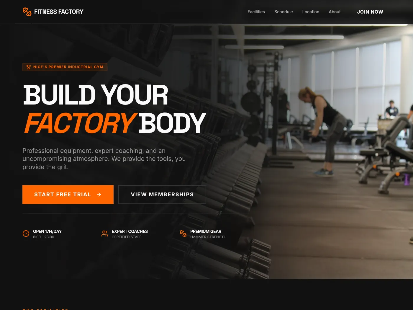 Fitness Factory Nice Web
