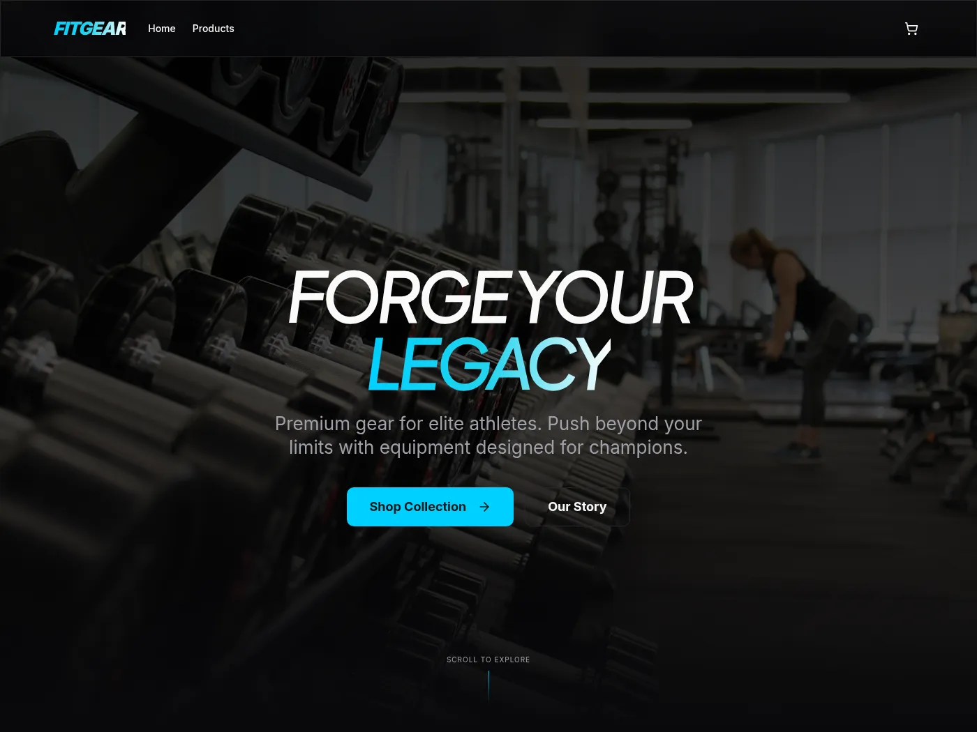 FitGear Shopify Site