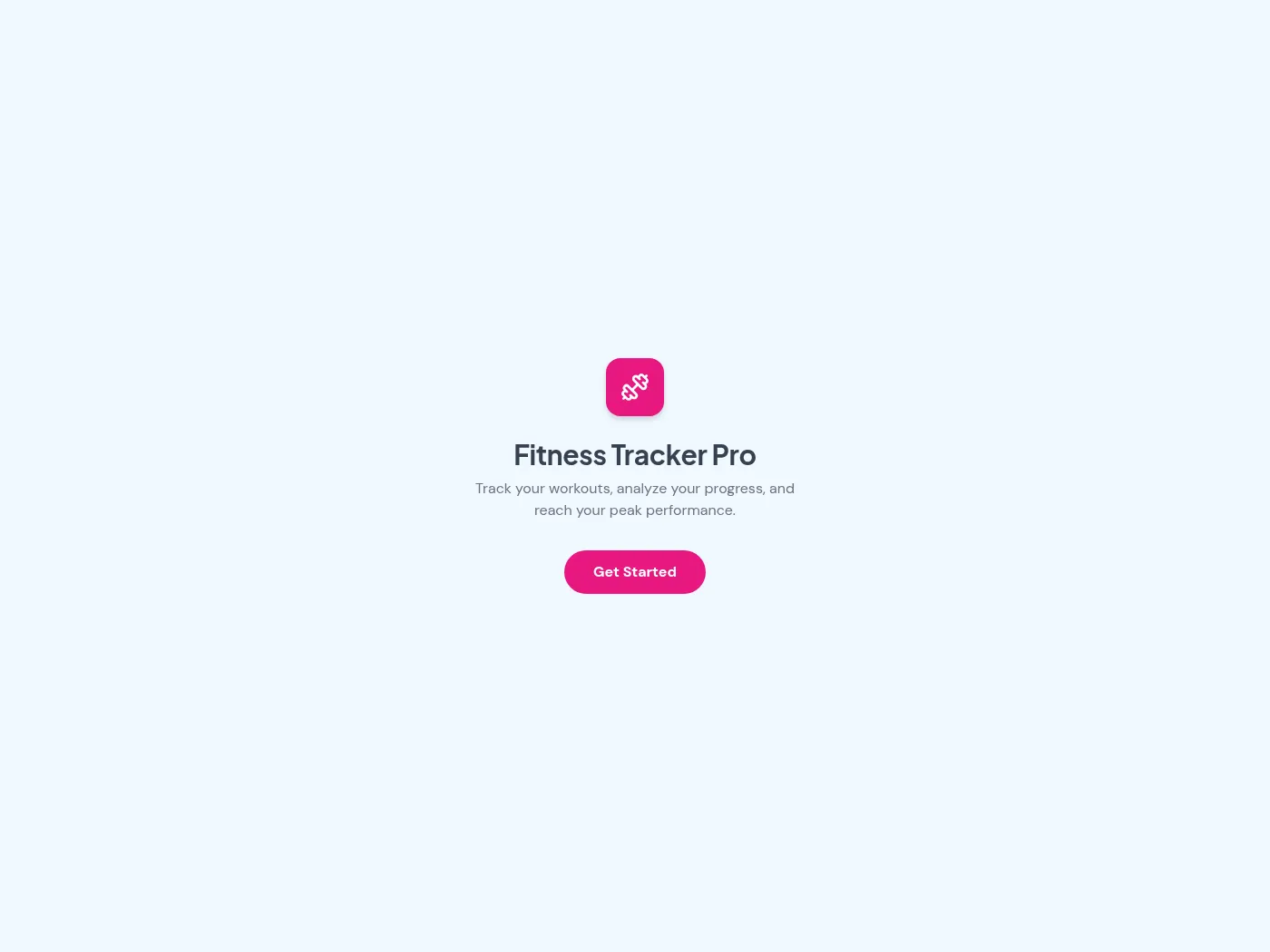 Fitness Tracker Pro