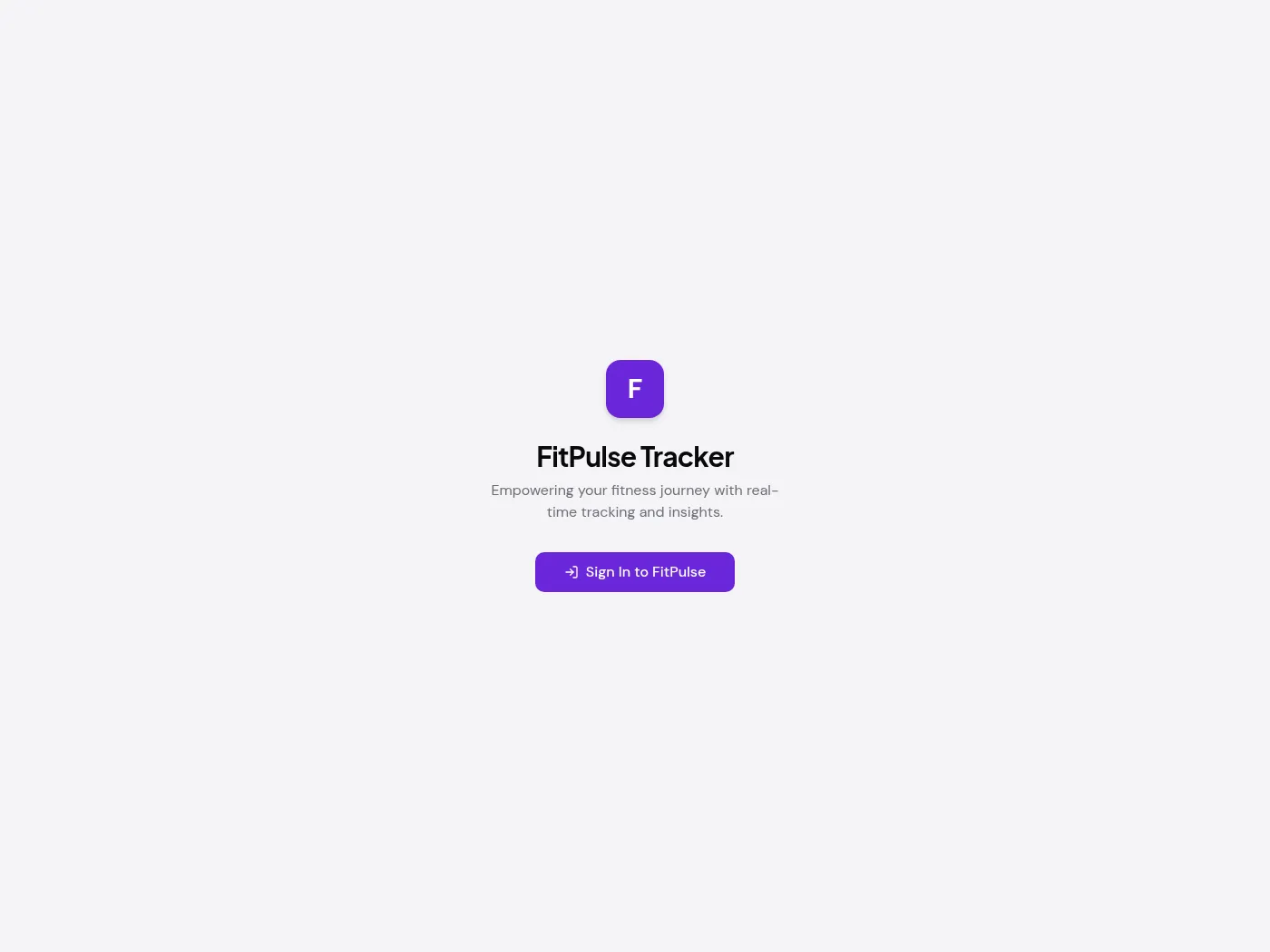 FitPulse Tracker