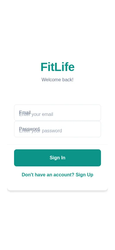 FitLife Tracker