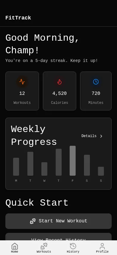 FitTrack Mobile