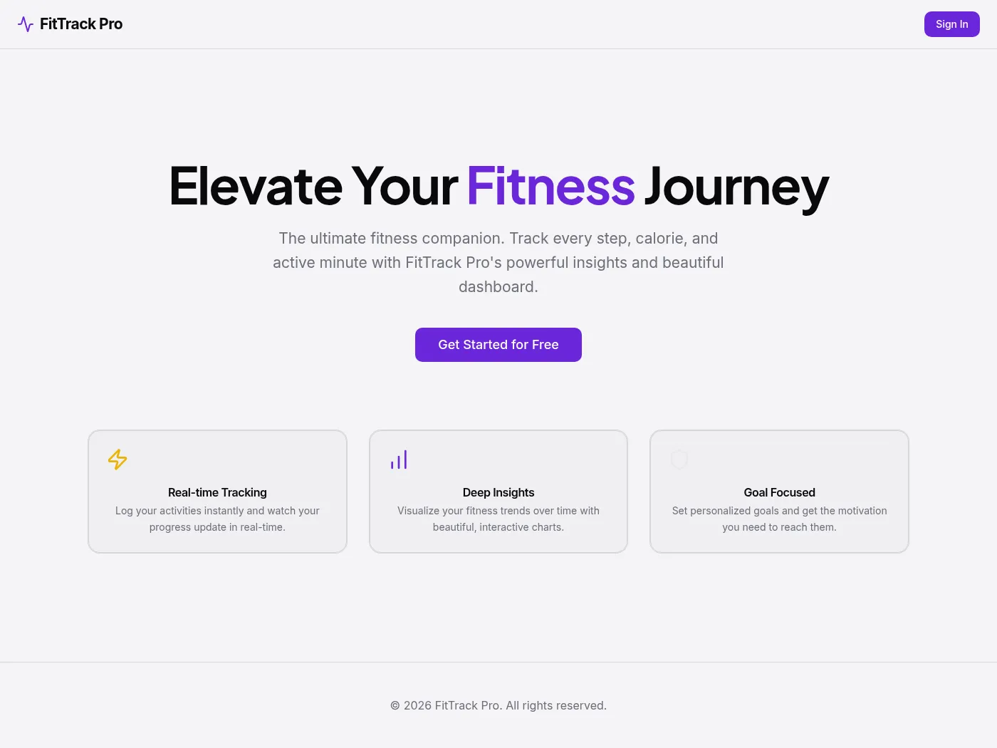 FitTrack Pro