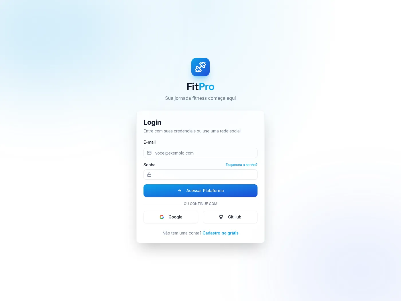 FitPro SaaS Platform
