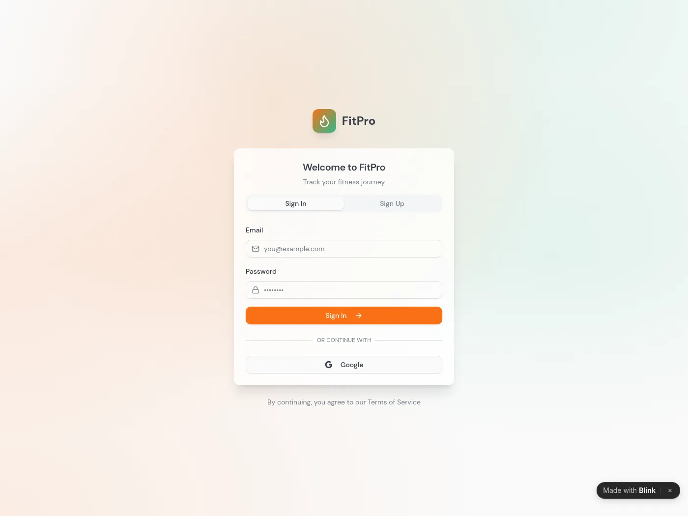 FitPro SaaS Web App